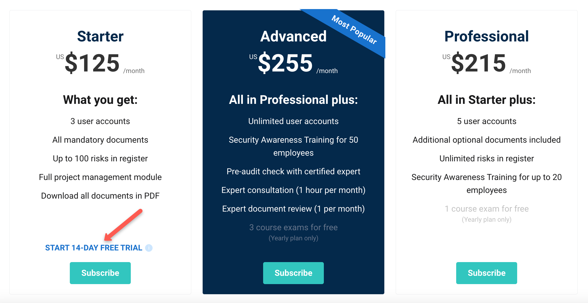 Subscription & Payments | Advisera Help Center
